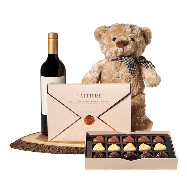 Wine & Teddy Chocolate Gift – Wine Gifts – Toronto delivery - Toronto ...